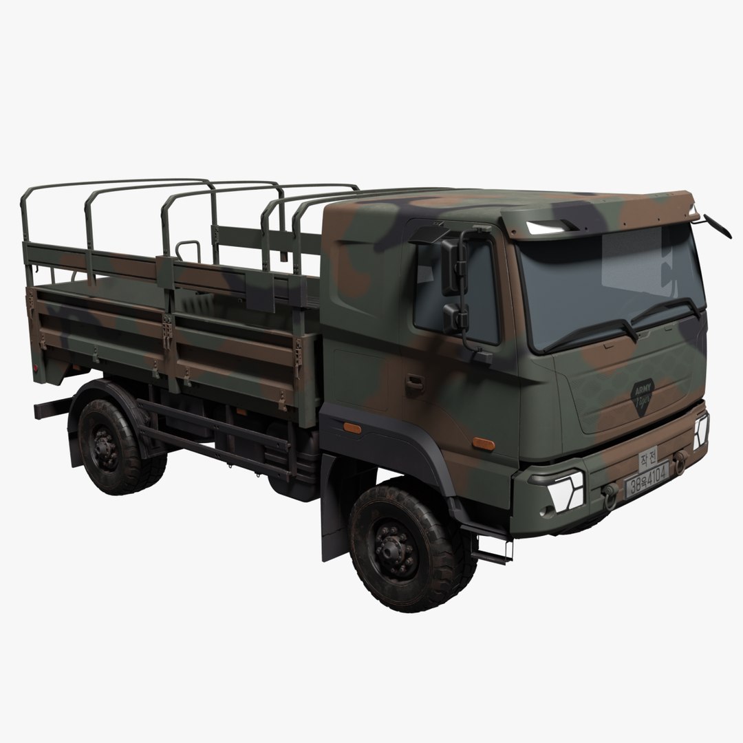 3D Military Truck K-511 Model - TurboSquid 2208686