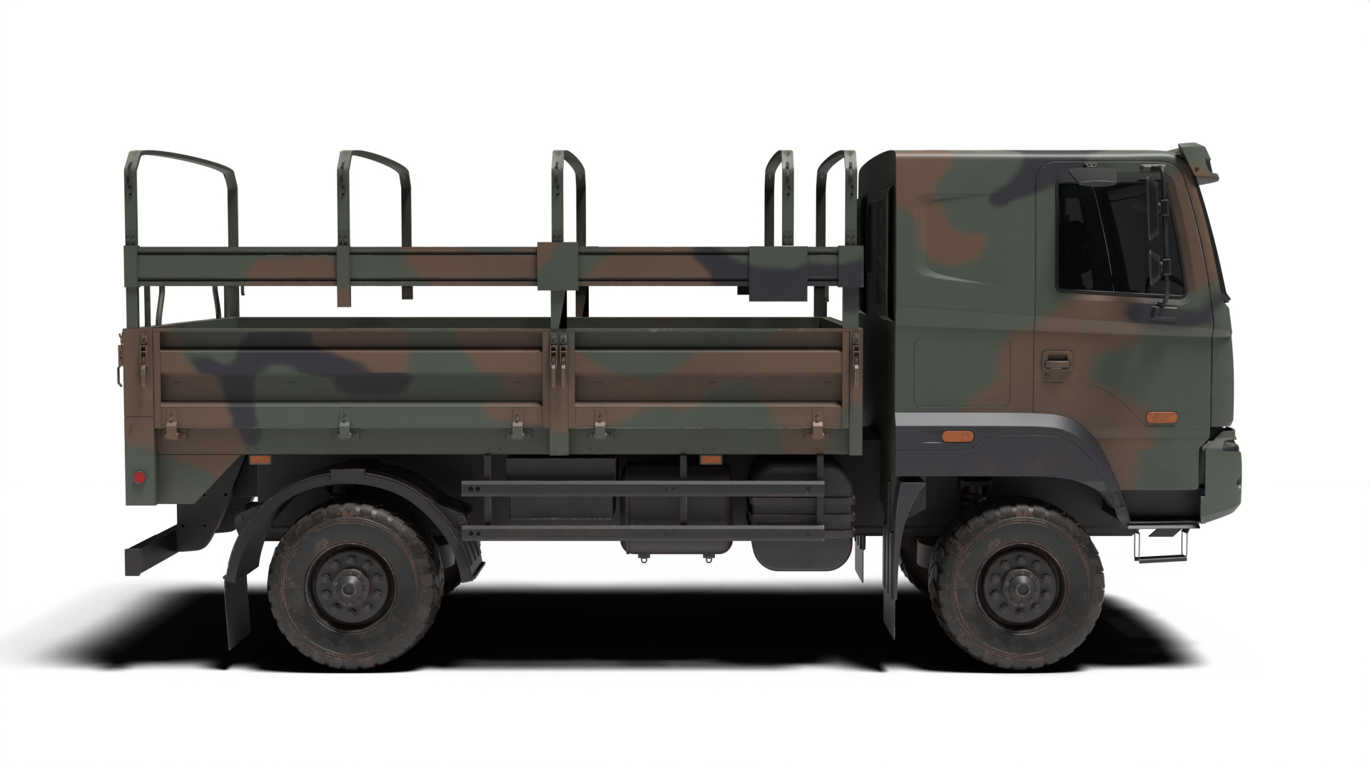 3D Military Truck K-511 Model - TurboSquid 2208686