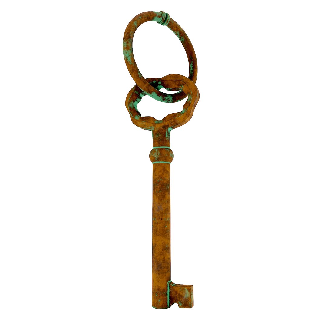 3D Antique rusty key 3d model - TurboSquid 1977615