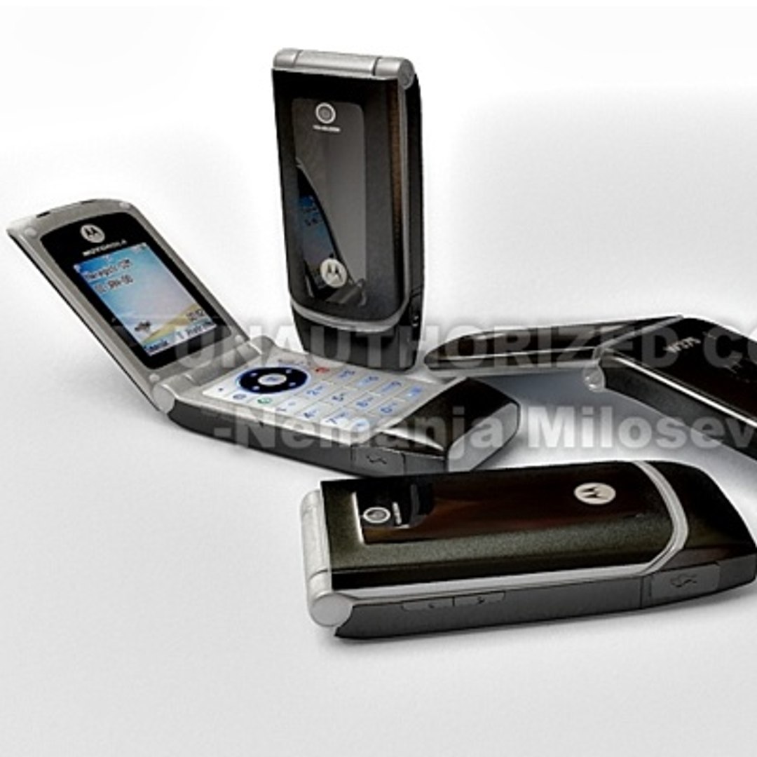 Motorola W375 Cell Phone 3d Max