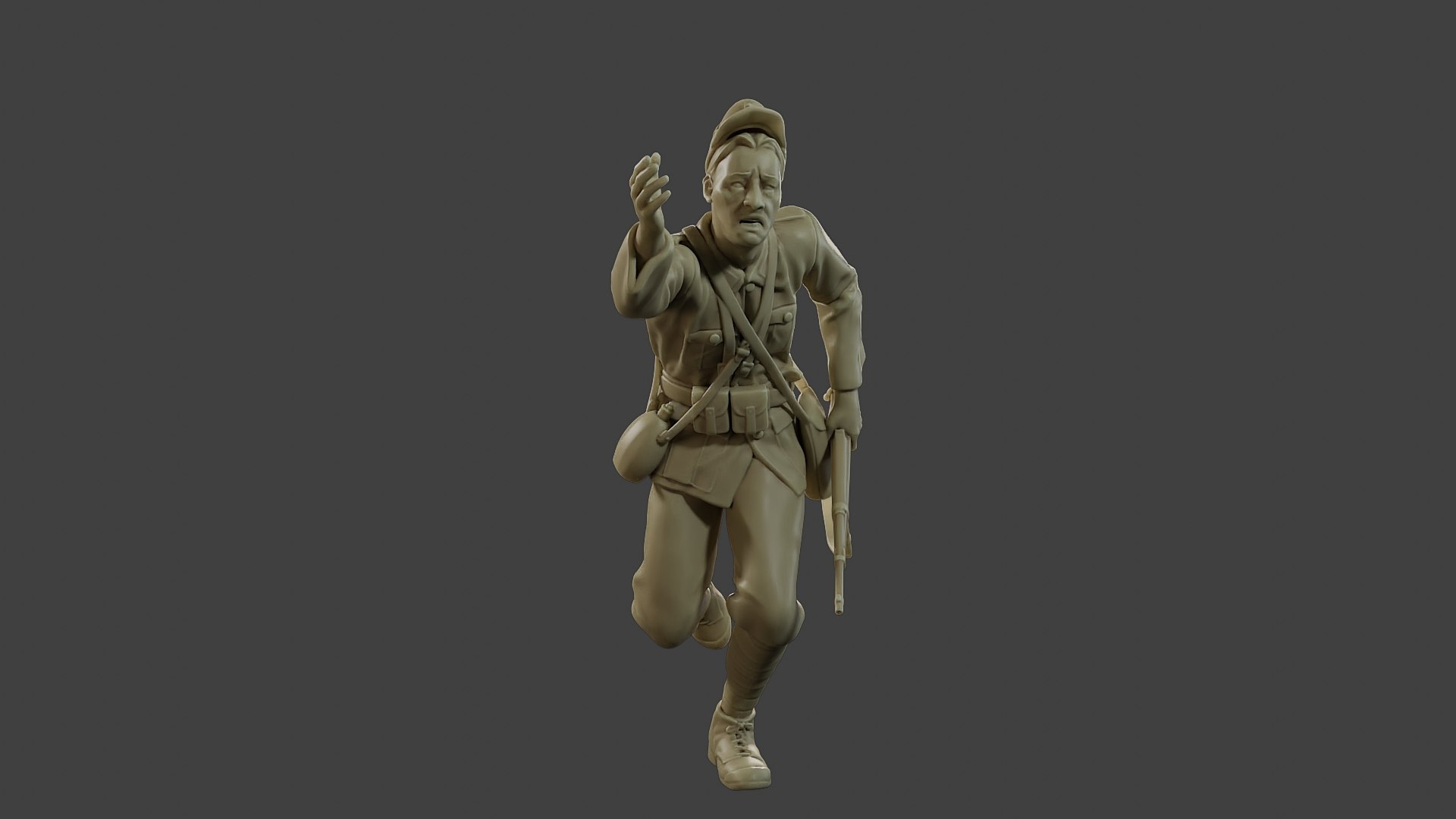 Italian Soldier Run2 Ww2 IT10 3D Model - TurboSquid 2178104