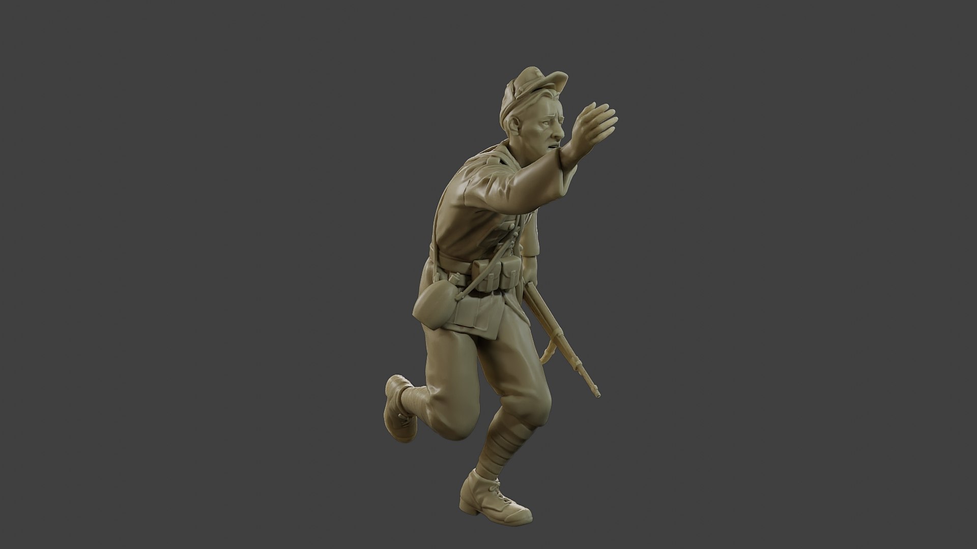 Italian Soldier Run2 Ww2 IT10 3D Model - TurboSquid 2178104