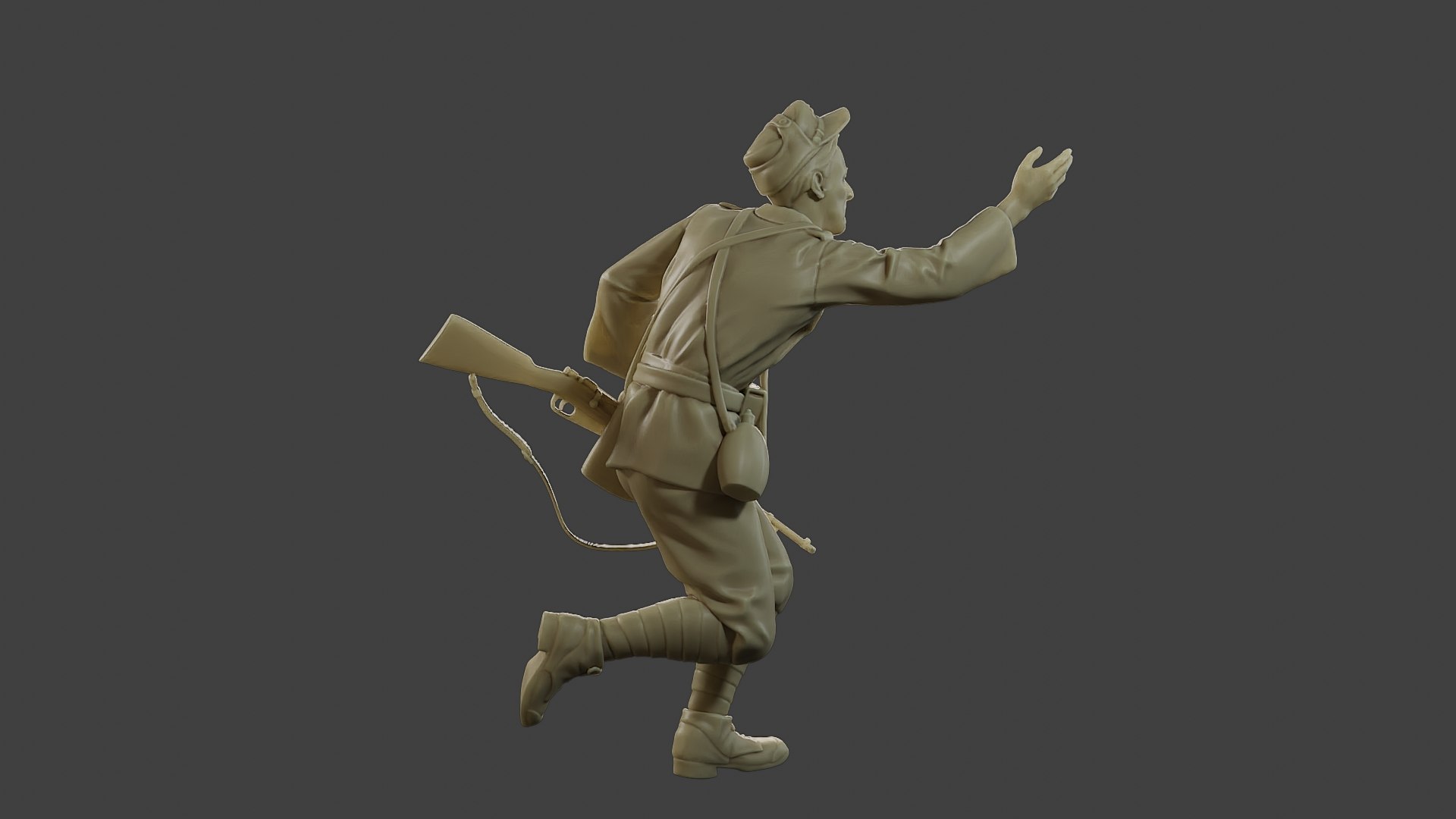 Italian Soldier Run2 Ww2 IT10 3D Model - TurboSquid 2178104