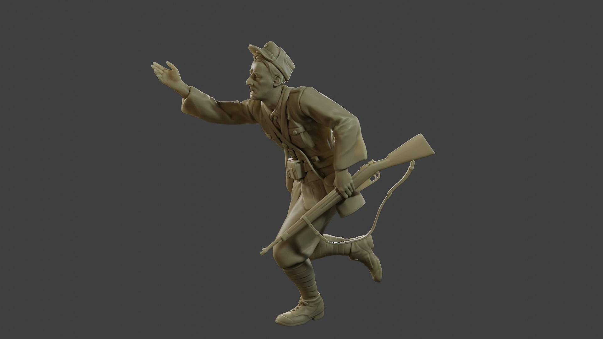 Italian Soldier Run2 Ww2 IT10 3D Model - TurboSquid 2178104