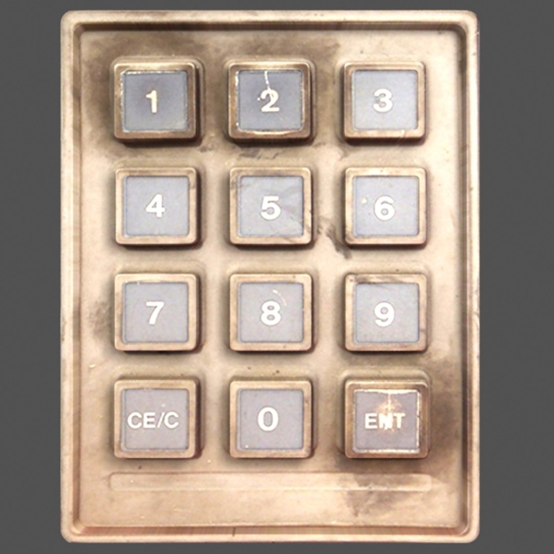 Button Panel Control 3d Model