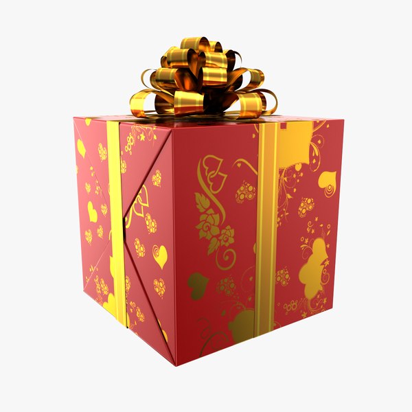 3ds max gift box