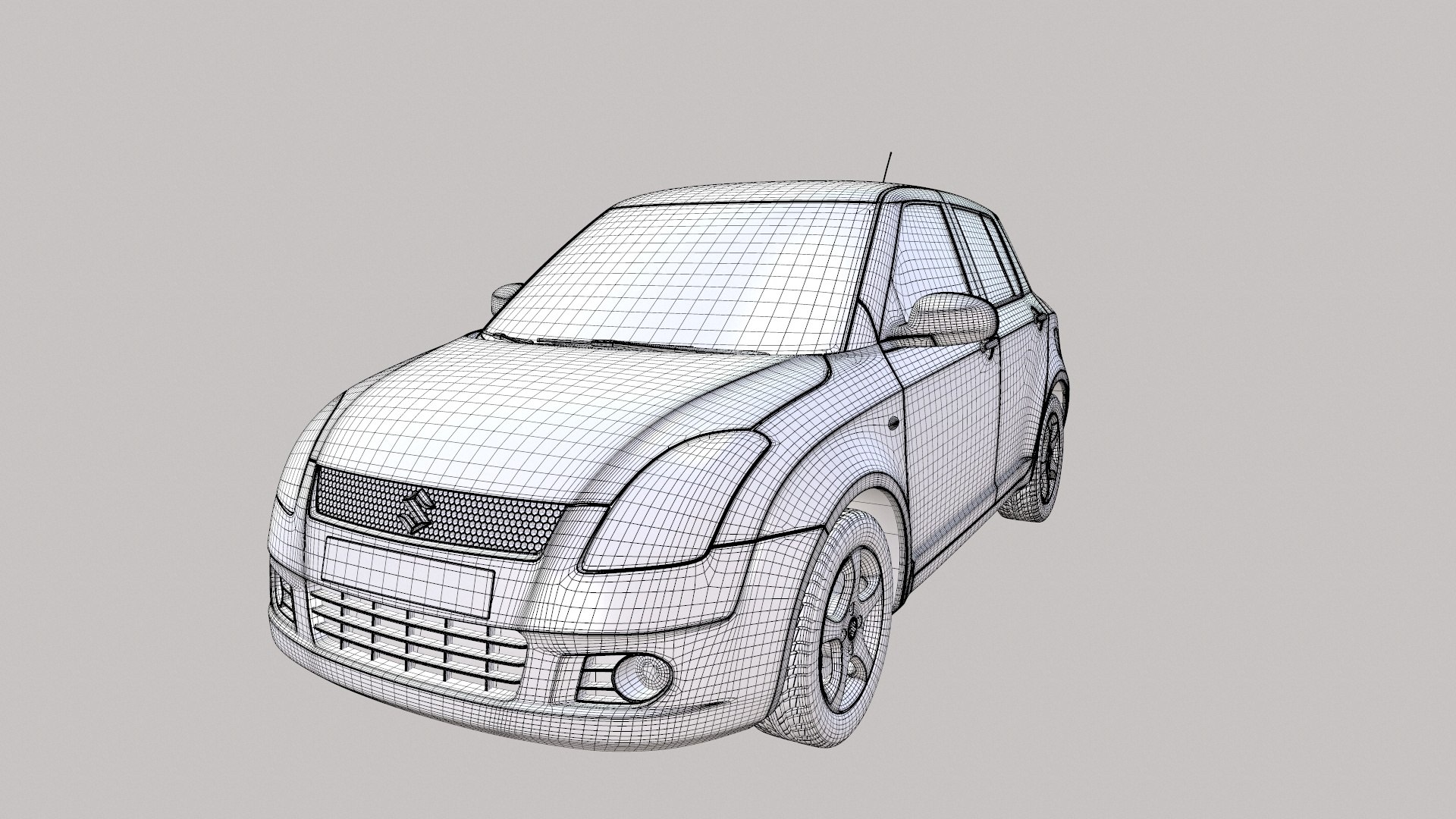 Suzuki Swift Hatchback 3D Model Model - TurboSquid 2392322