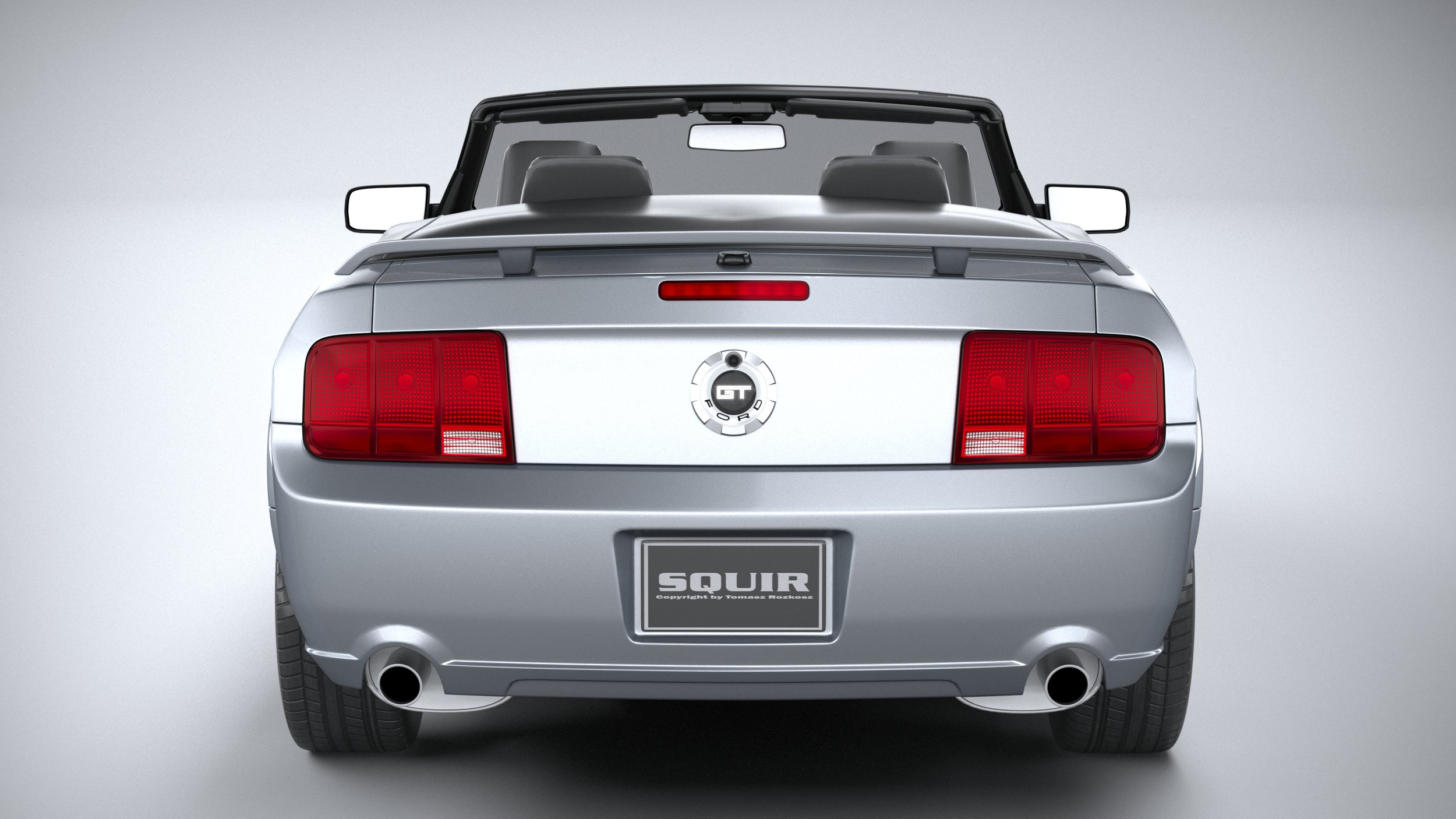 Ford Mustang GT Convertible 2005 model - TurboSquid 1873521