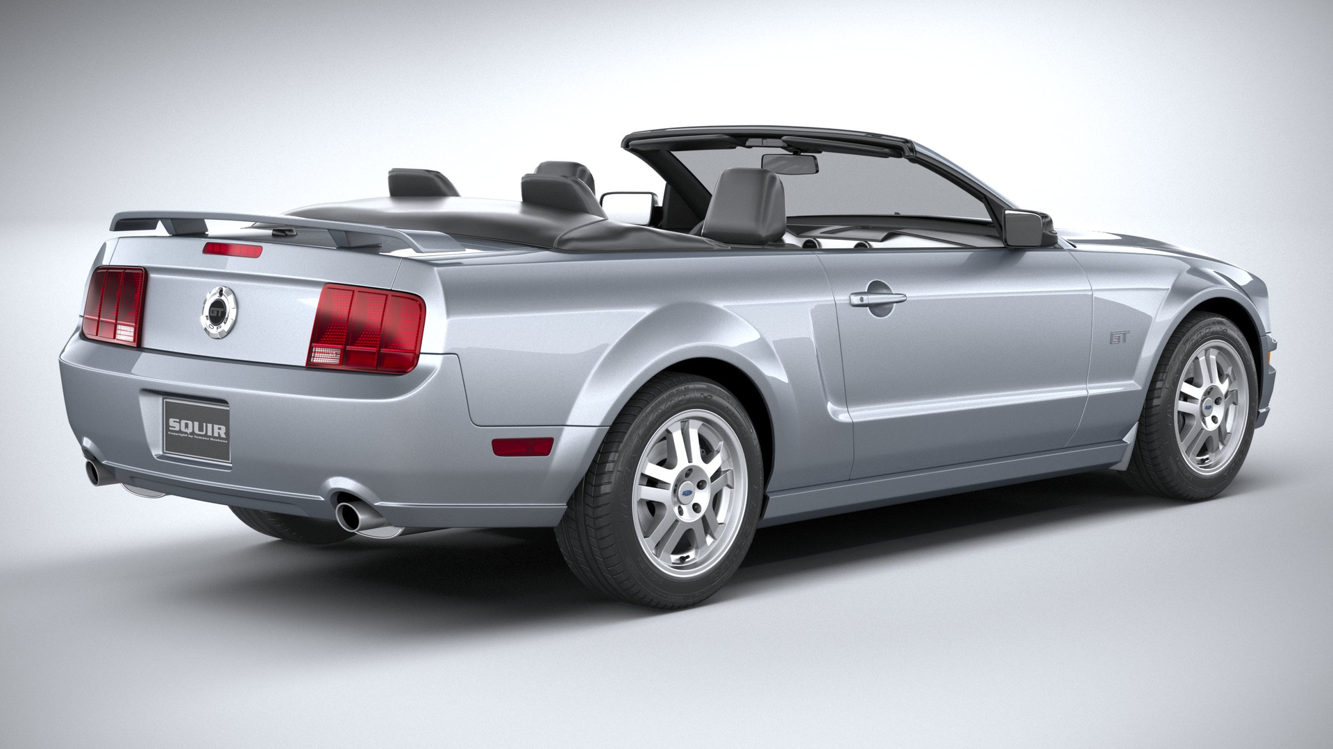 modelo 3d Ford Mustang GT Descapotable 2005 - TurboSquid 1873521