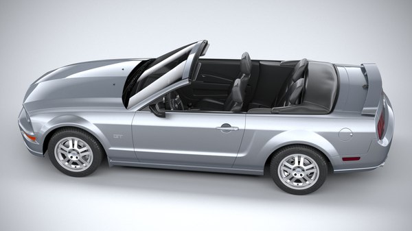 Ford Mustang GT Convertible 2005 model - TurboSquid 1873521