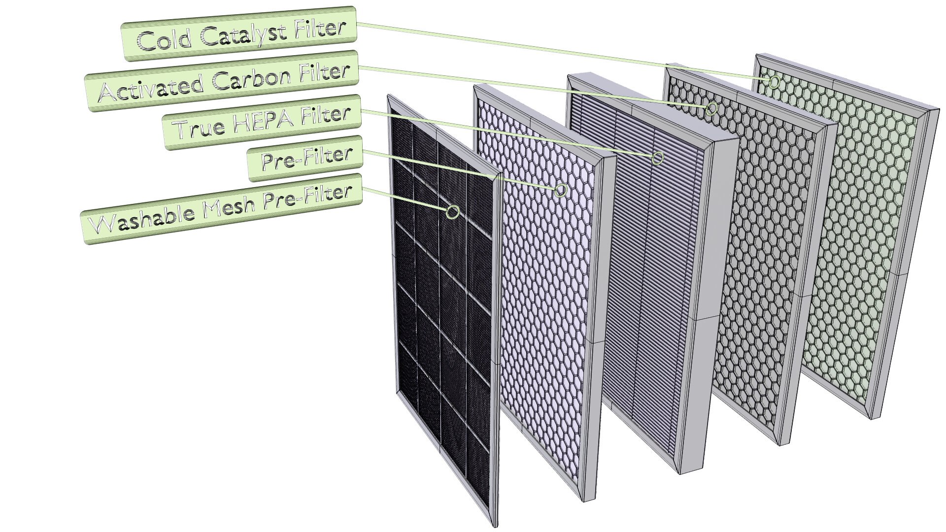 3D HEPA Filter 4 Model - TurboSquid 2108906