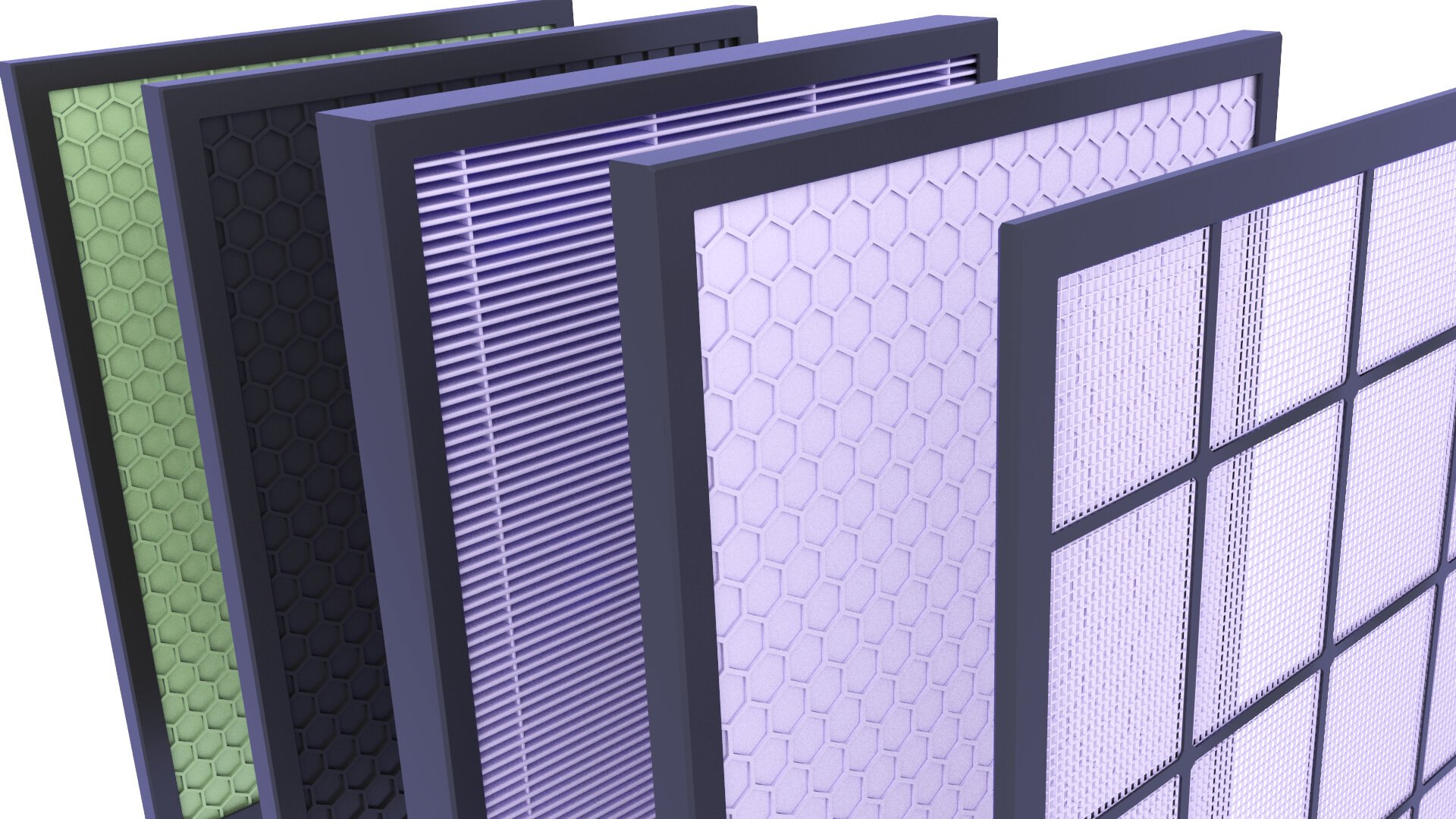 3D HEPA Filter 4 Model - TurboSquid 2108906