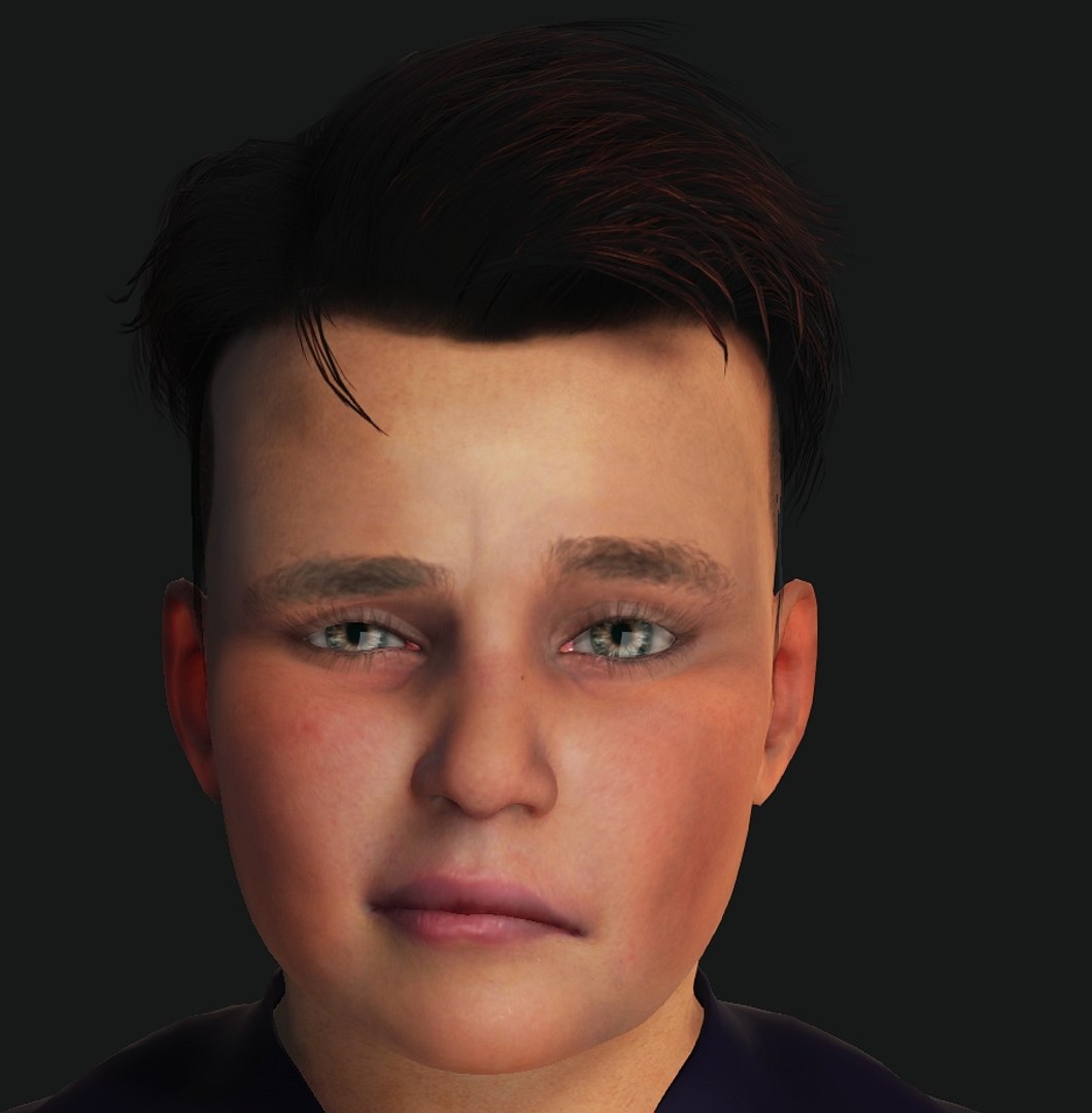Kid Child Realistic Character Model - TurboSquid 1964151