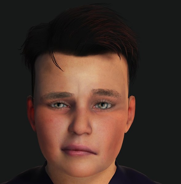 modelo 3d kid child realistic character - TurboSquid 1964151