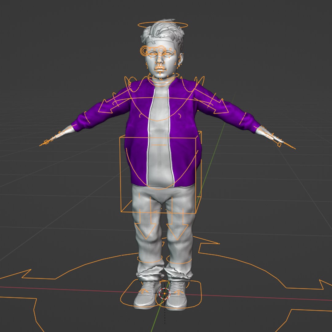 Kid Child Realistic Character Model - TurboSquid 1964151