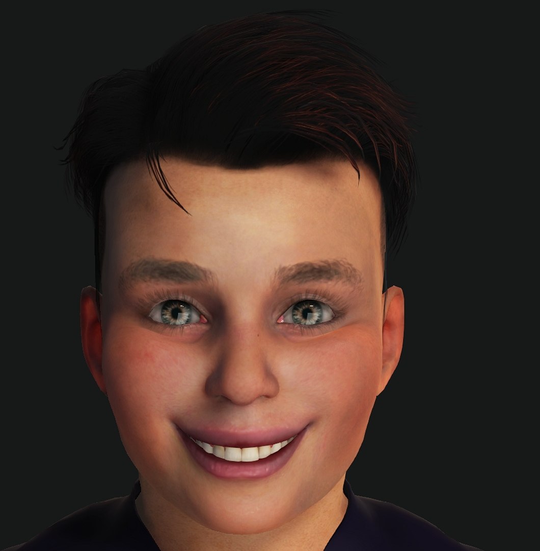 Kid Child Realistic Character Model - TurboSquid 1964151