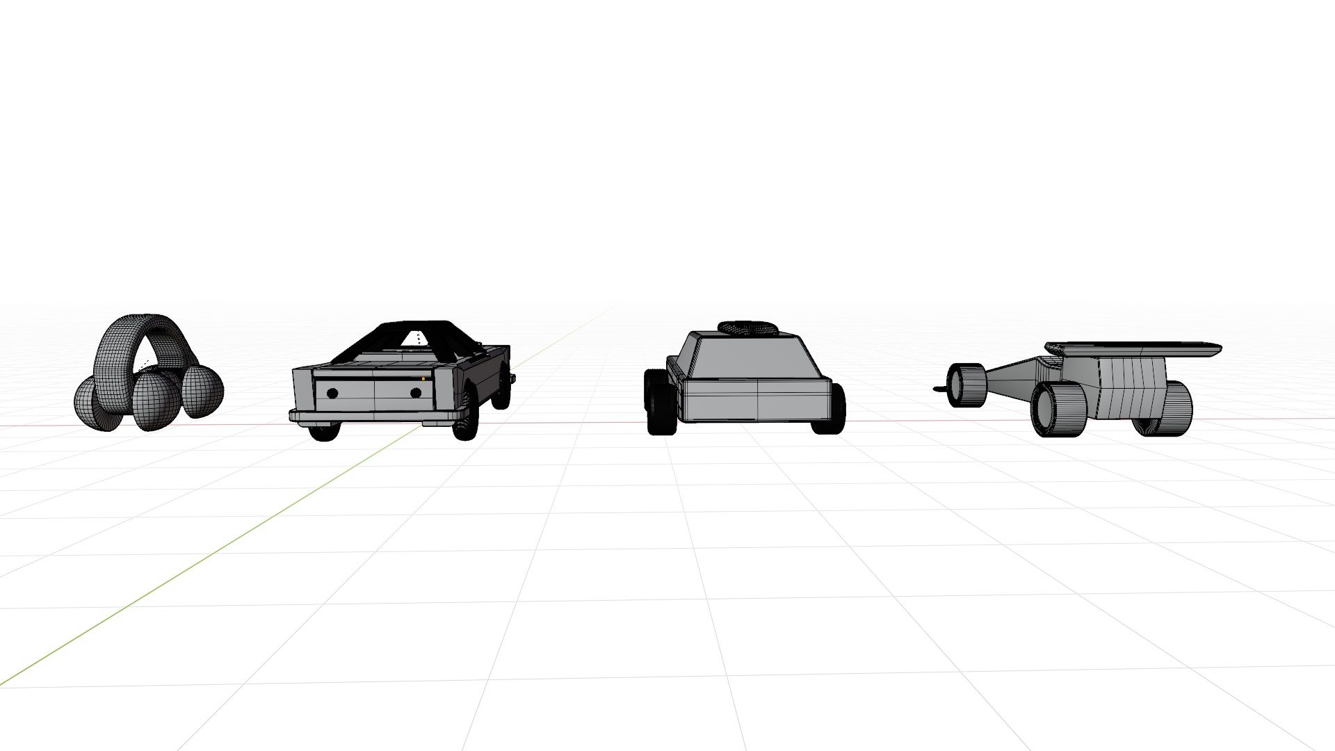 Wooden Toy Car Pack 3D - TurboSquid 1817474