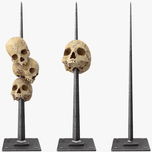 SKULLS ON A PIKE Modelo 3D - TurboSquid 1968750