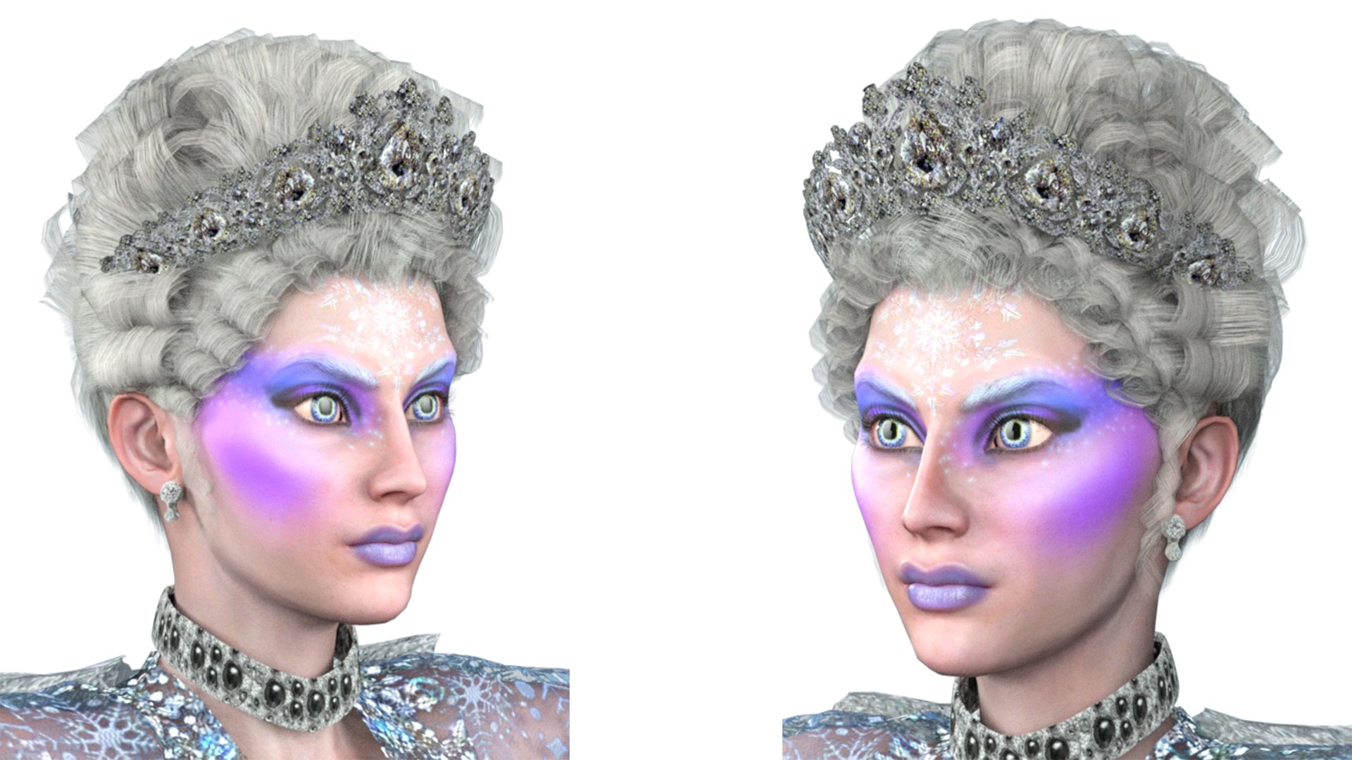 Realistic Rigged Medieval Queen Woman Character 3D Model Model ...