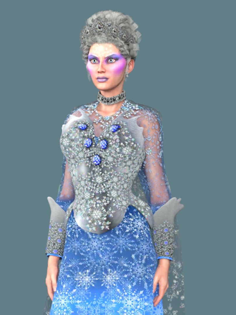 Realistic Rigged Medieval Queen Woman Character 3D Model Model ...