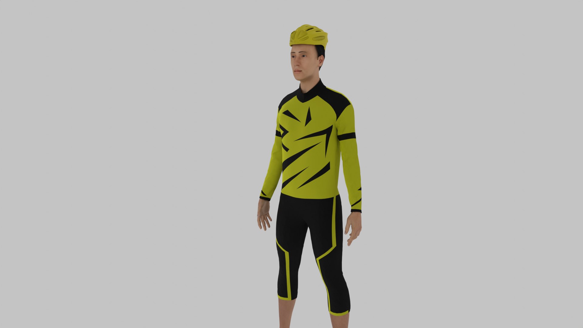 Cyclist Character 3D model - TurboSquid 1970941