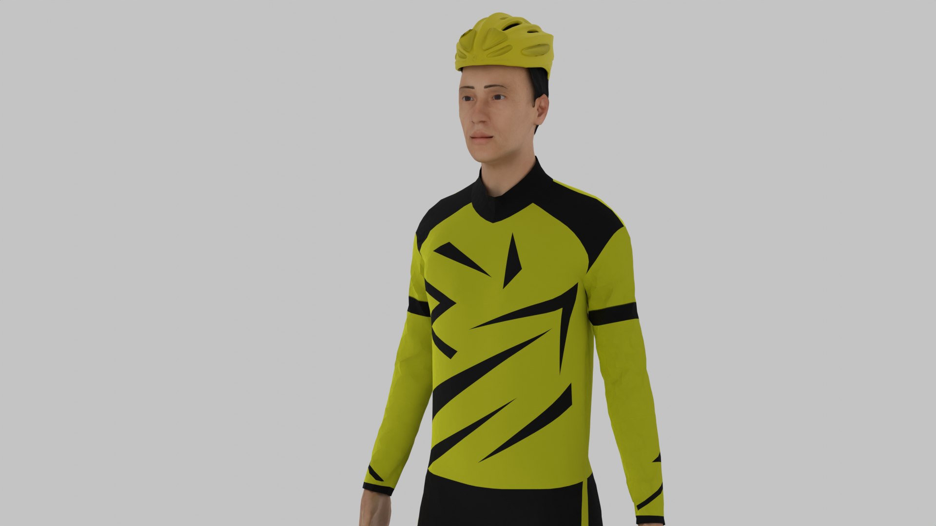 Cyclist Character 3D model - TurboSquid 1970941