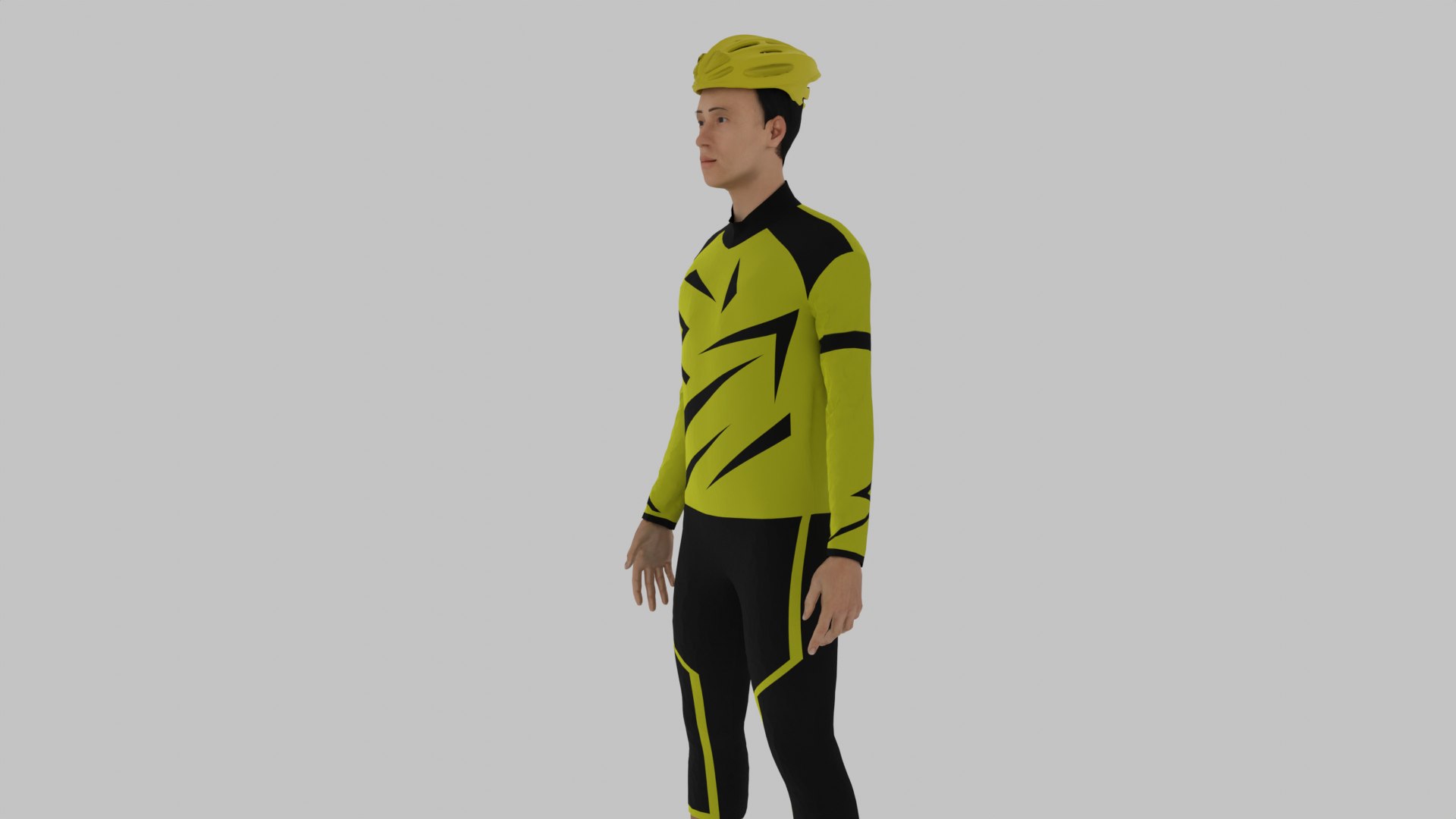 Cyclist Character 3D model - TurboSquid 1970941