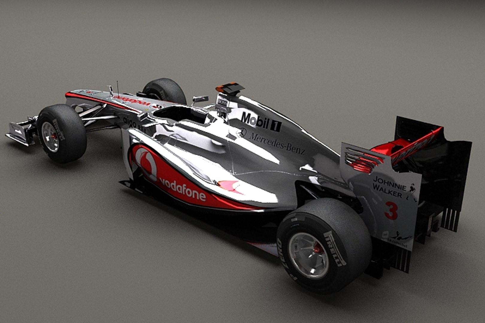 3d 2011 Mclaren Mercedes Mp4-26