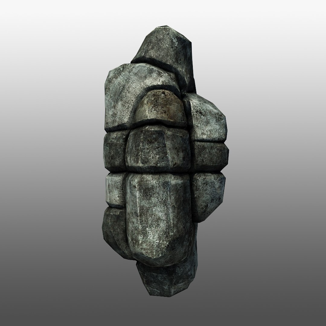 3d Model Rocky Cliff
