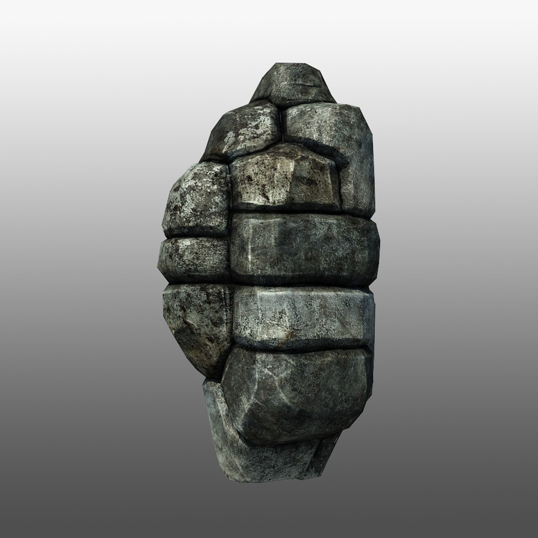 3d Model Rocky Cliff