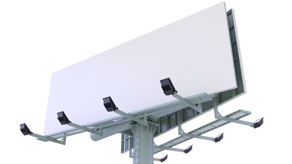 3D Street Pole Billboard 27 - TurboSquid 1815227