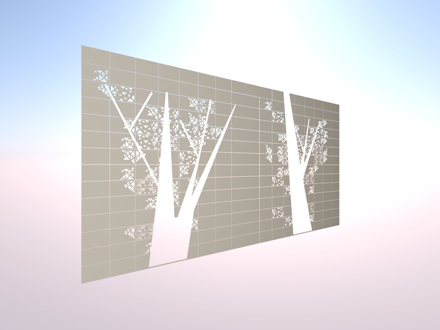 3D Metal Panel Perforated Model - TurboSquid 1625132