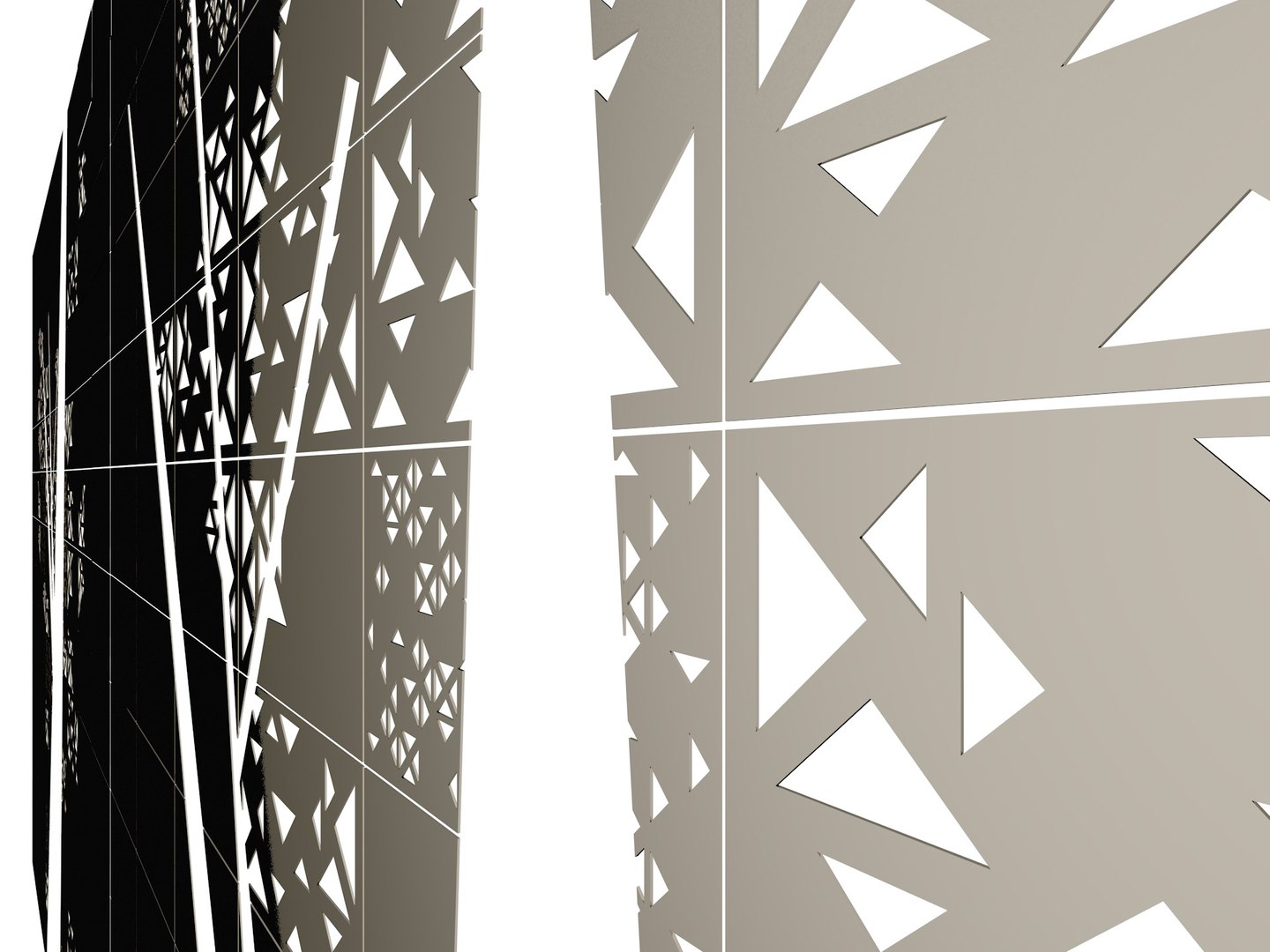 3D Metal Panel Perforated Model - TurboSquid 1625132