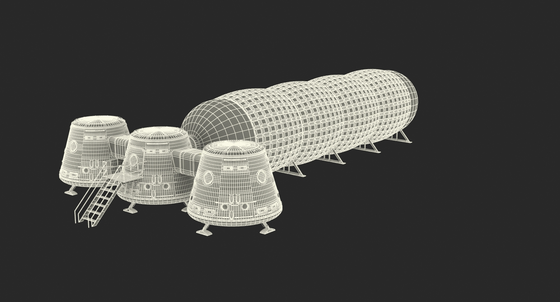 Mars Colony Module Model - TurboSquid 1284679
