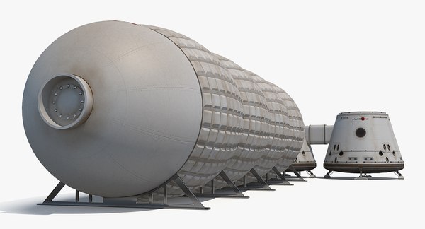 Mars colony module model - TurboSquid 1284679