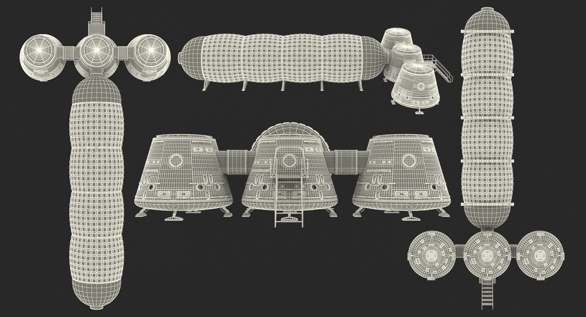 Mars Colony Module Model - TurboSquid 1284679