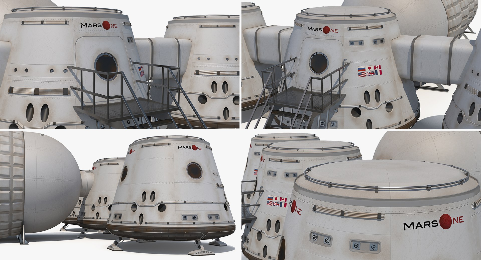 Mars Colony Module Model - TurboSquid 1284679