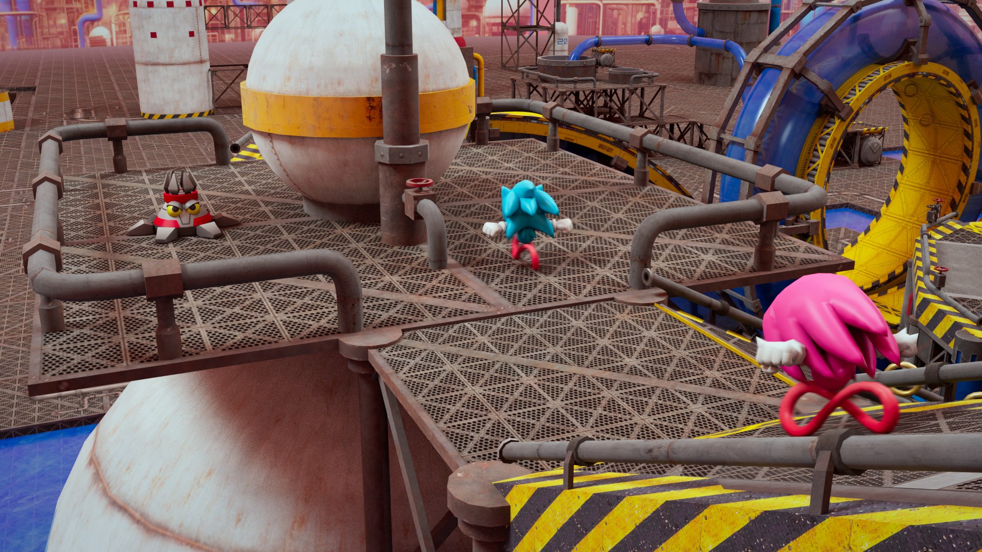 3D Sonic Chemical Plant BUILDER - TurboSquid 2200703