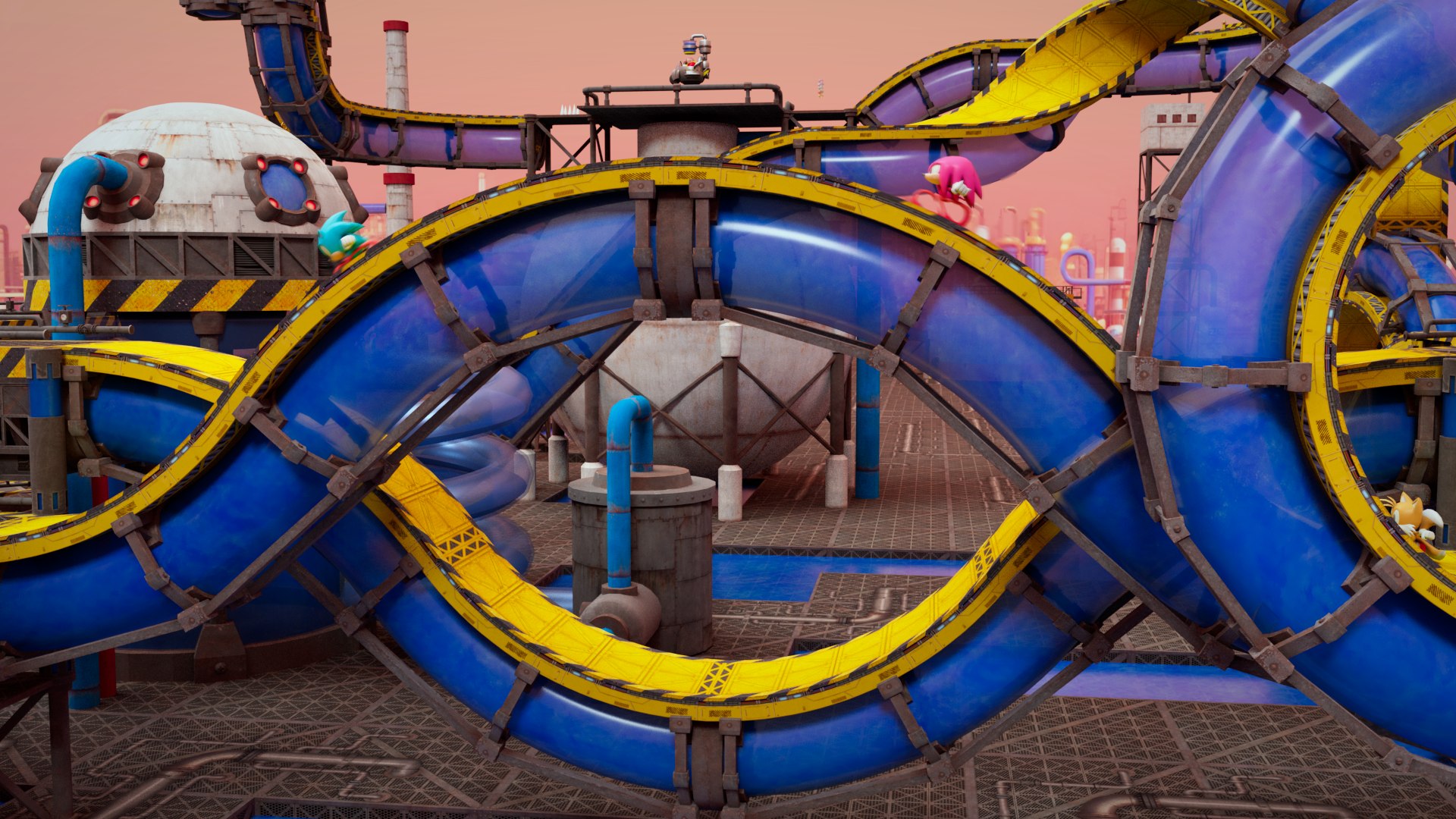 3D Sonic Chemical Plant BUILDER - TurboSquid 2200703