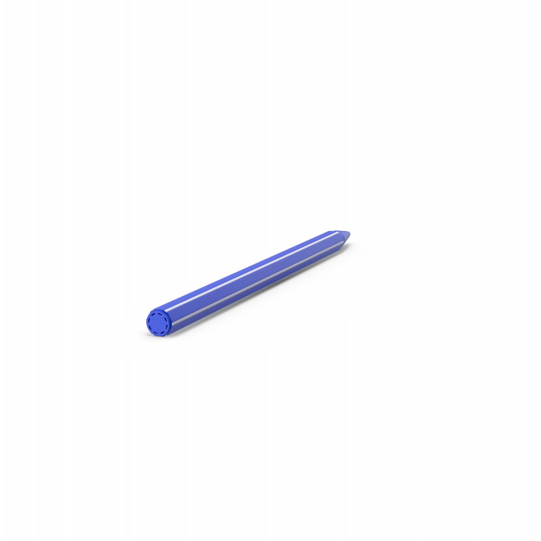 Blue Pen 3D - TurboSquid 2023615