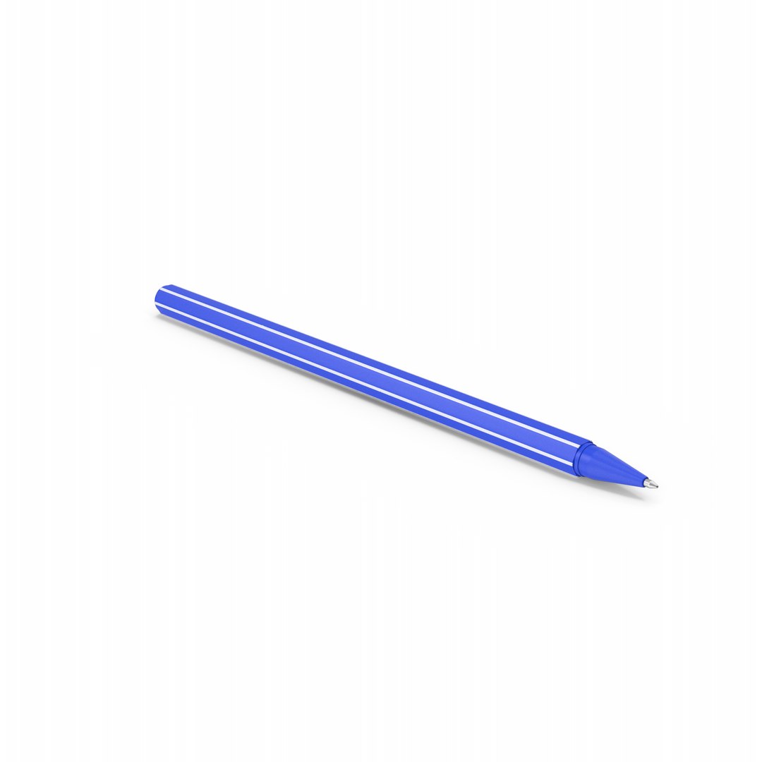 Blue Pen 3D - TurboSquid 2023615