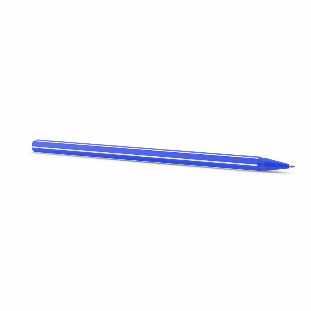 Blue Pen 3D - TurboSquid 2023615
