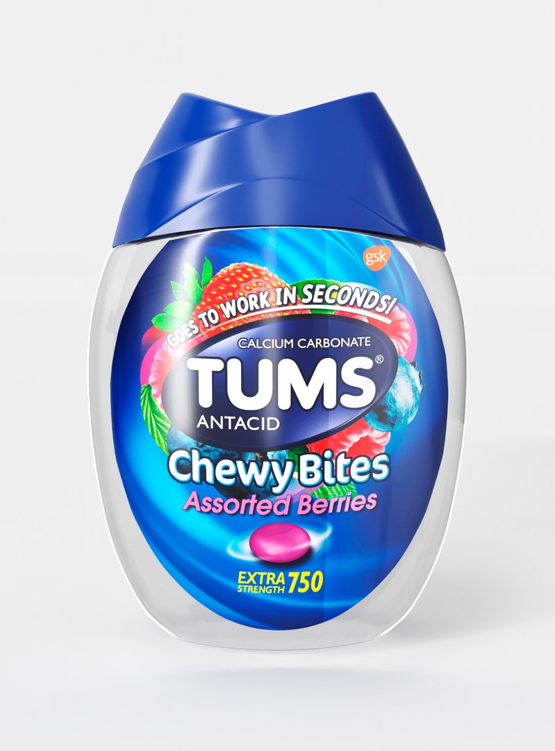 4 packaging tums 3D model - TurboSquid 1352166