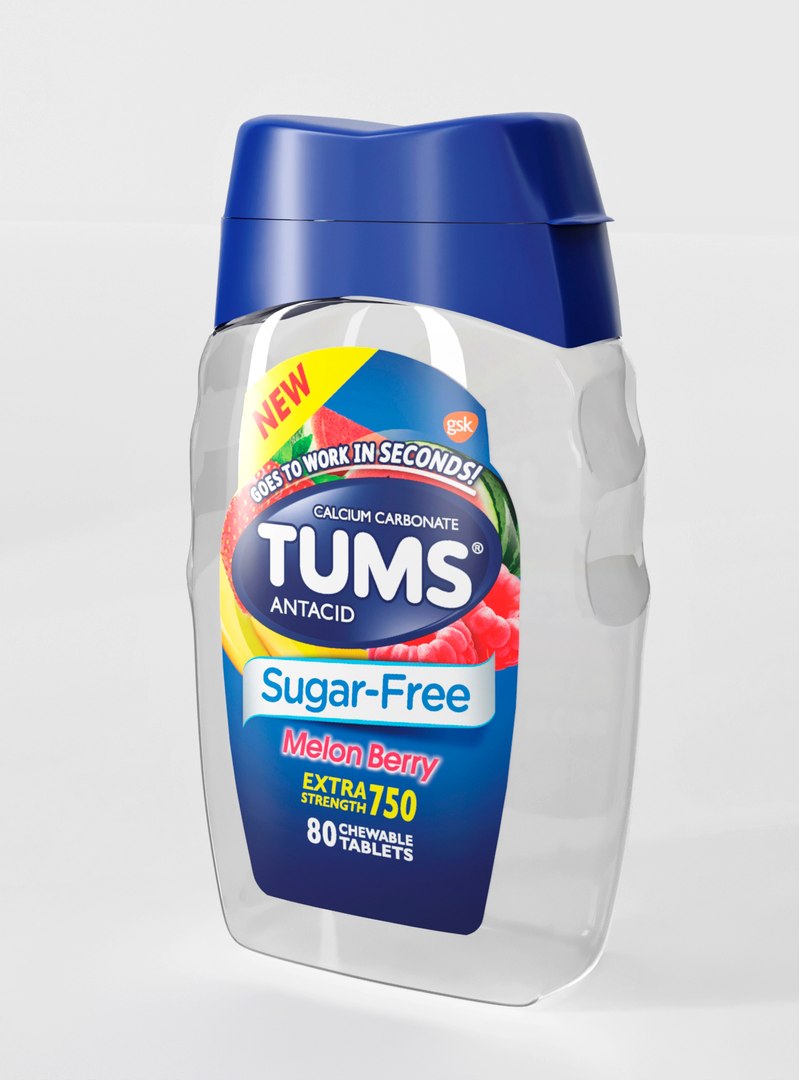4 packaging tums 3D model - TurboSquid 1352166