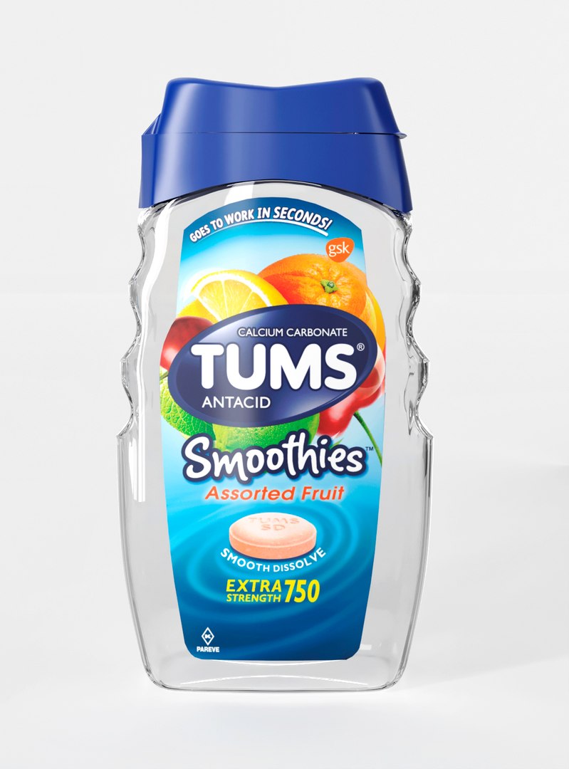 4 packaging tums 3D model - TurboSquid 1352166