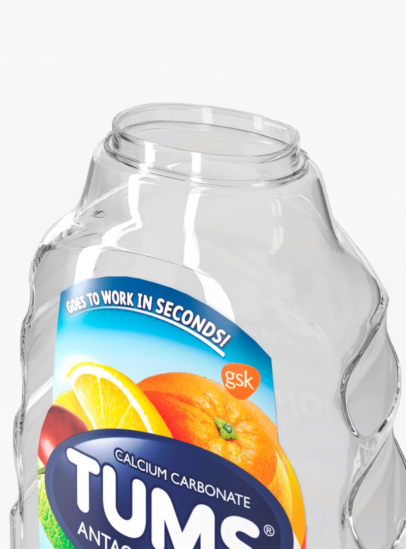 4 packaging tums 3D model - TurboSquid 1352166