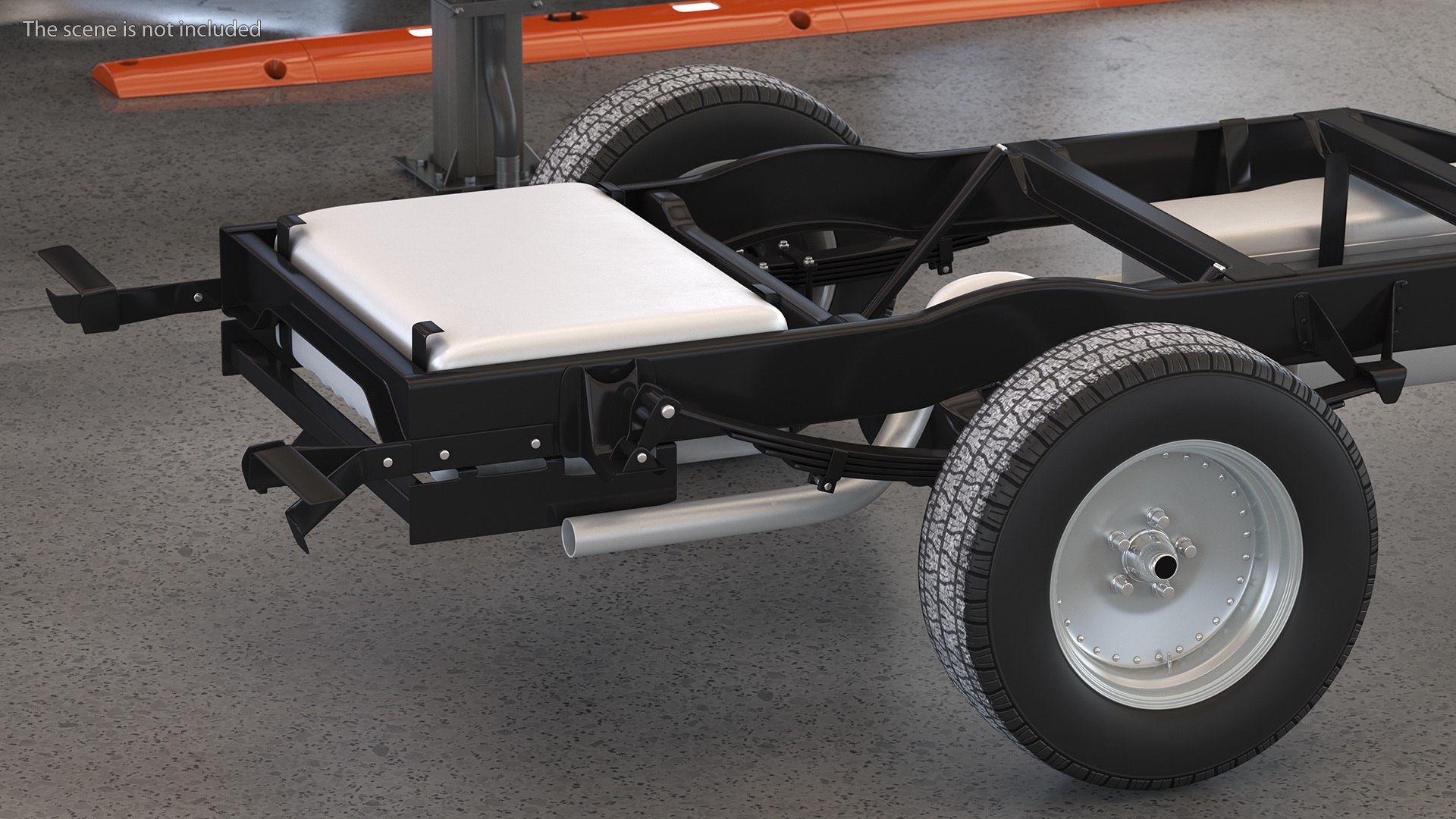 3D Model Vintage Pickup Truck 2WD Chassis - TurboSquid 1853433