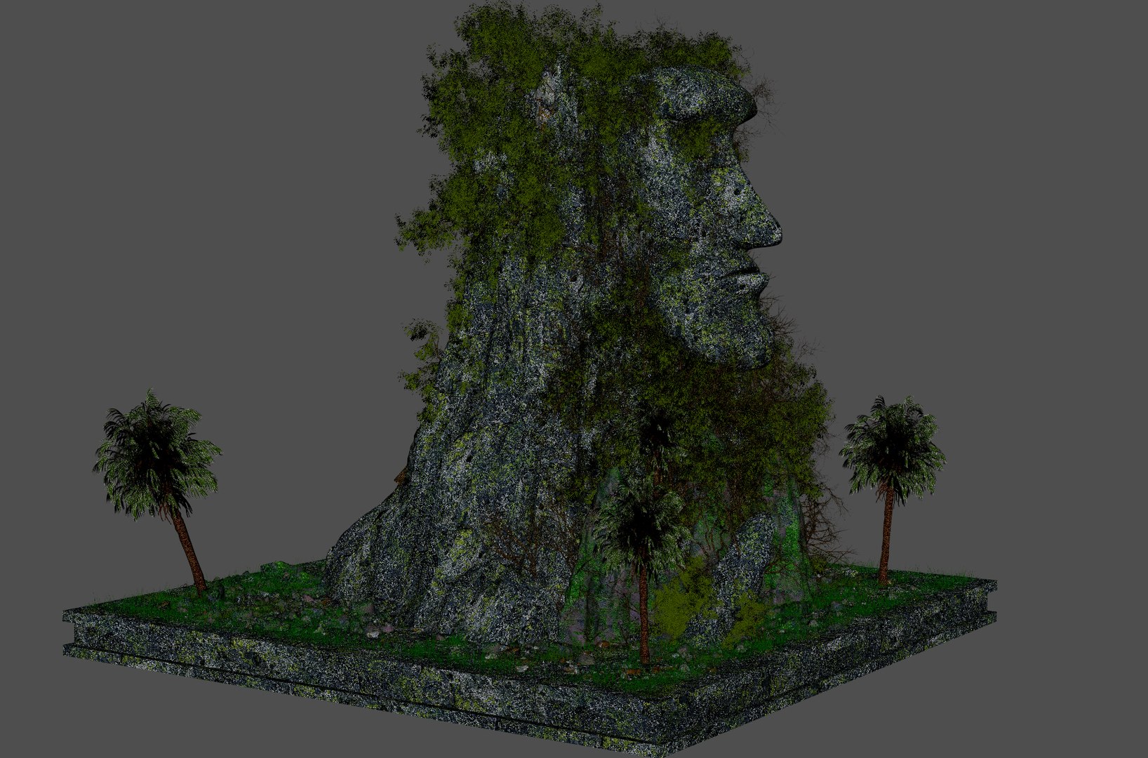 Moai Cave 3D Model - TurboSquid 2012567