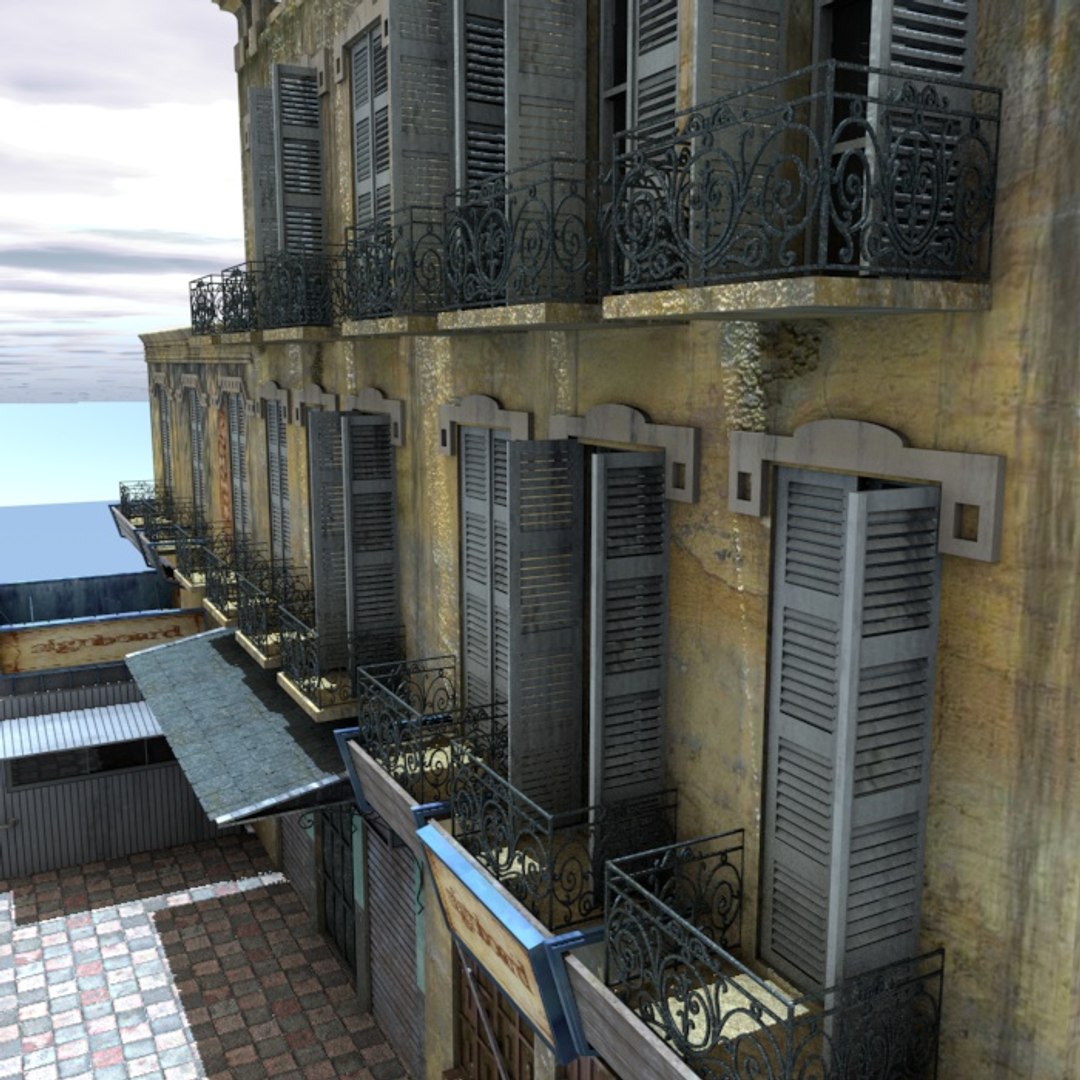 3d Model Of Old Building
