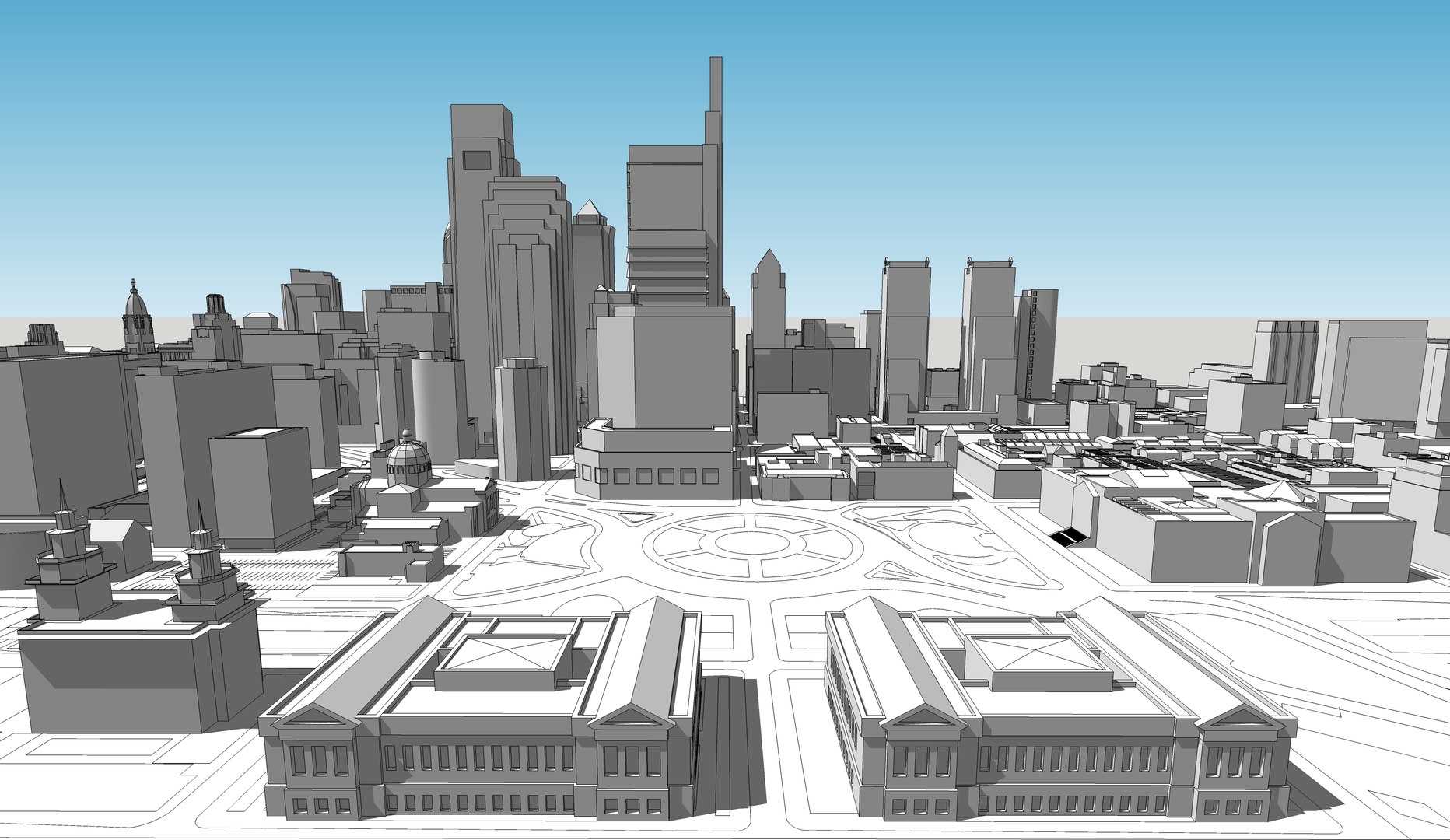 Center Philadelphia Model - TurboSquid 1269077